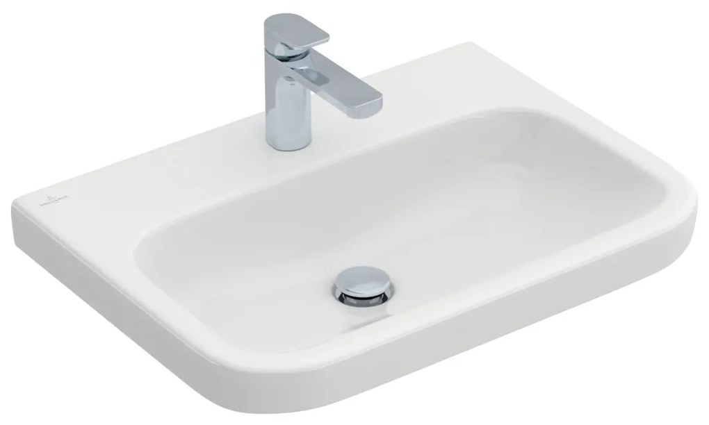 Villeroy & Boch ARCHITECTURA - Umyvadlo 650x470x180 mm, bez přepadu, neleštěné, bílá alpin 41886601