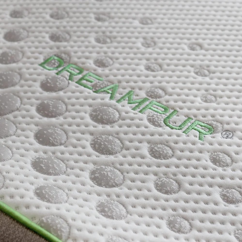 Vrchní matrace (přistýlka) z latexové pěny DREAMPUR® grey dots 8,5 cm - 160x200 cm