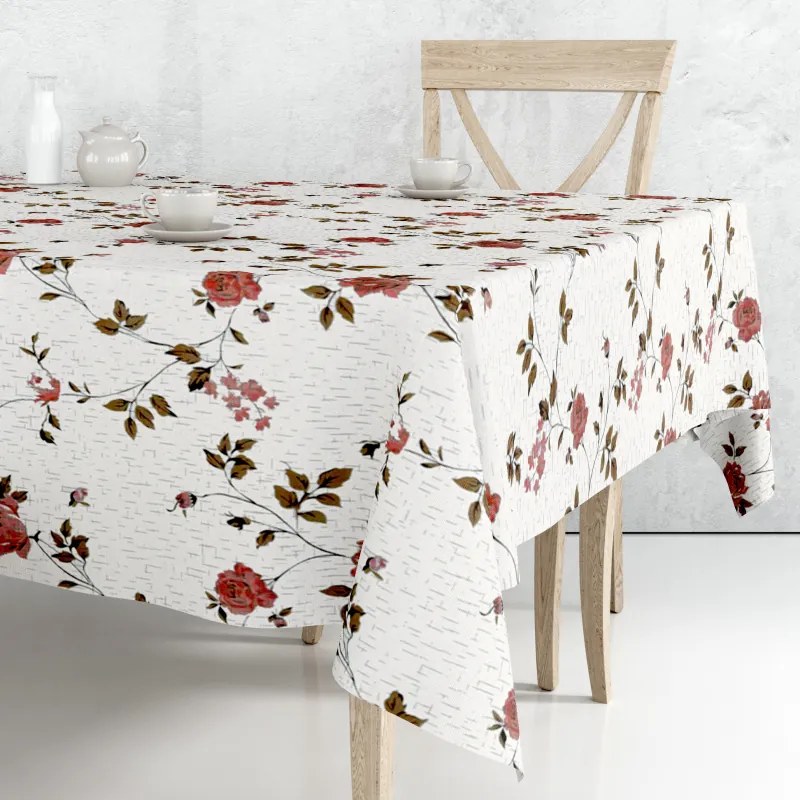 Ubrus PVC Mirabella 6980B - Květiny 140cm x 20m
