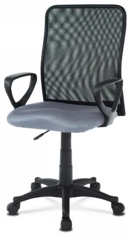 Kancelářská židle šedá černá KA-B047 GREY