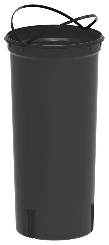 B2B Partner Vnitřní plastová nádoba pro koše na tříděný odpad, 30 l, černá