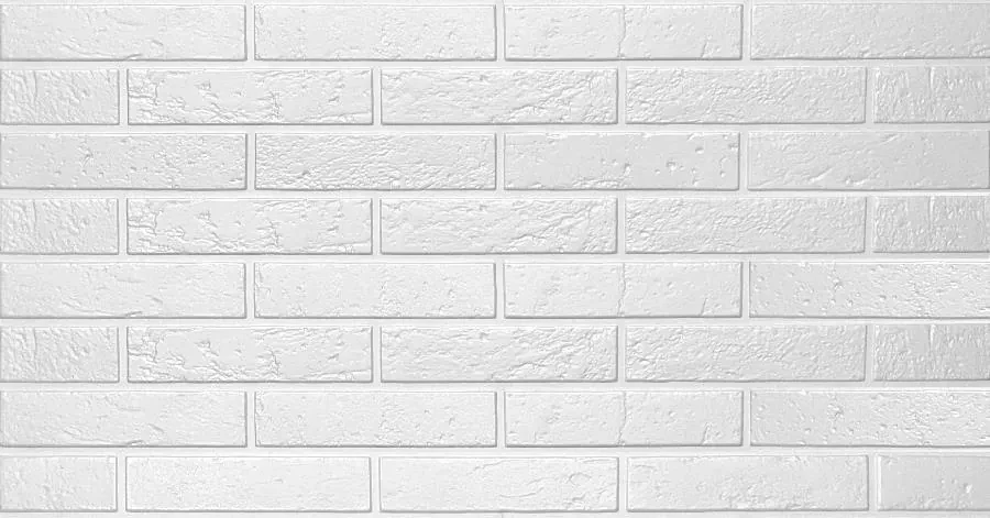3D panel 5014, rozměr 100 cm x 50 cm, cihla bílá , IMPOL TRADE | BIANO