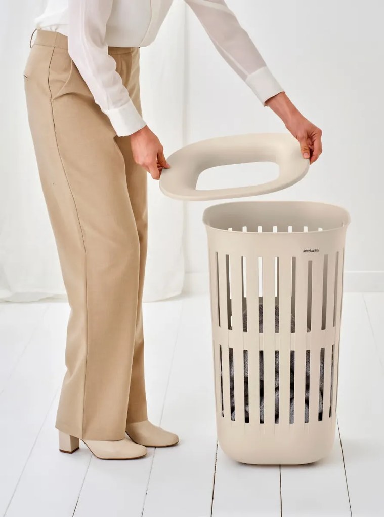 Brabantia Koš na prádlo Collect-it 2ks 55L béžová