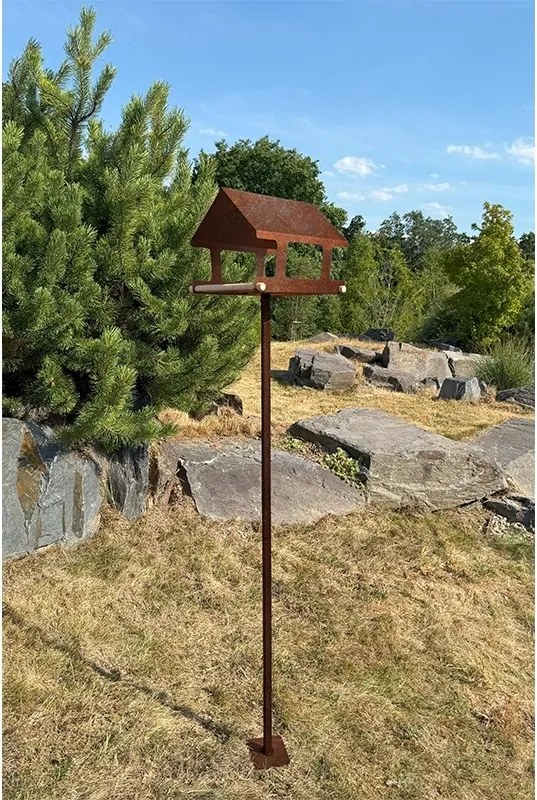 Nido Ptačí krmítko 30 x 25 x 23 cm, corten CORGARDEN 1039