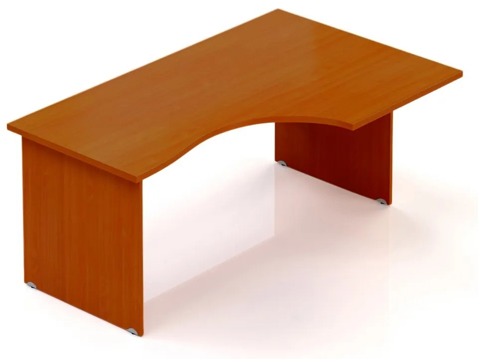 Ergonomický stůl Visio 160 x 100 cm, pravý, třešeň