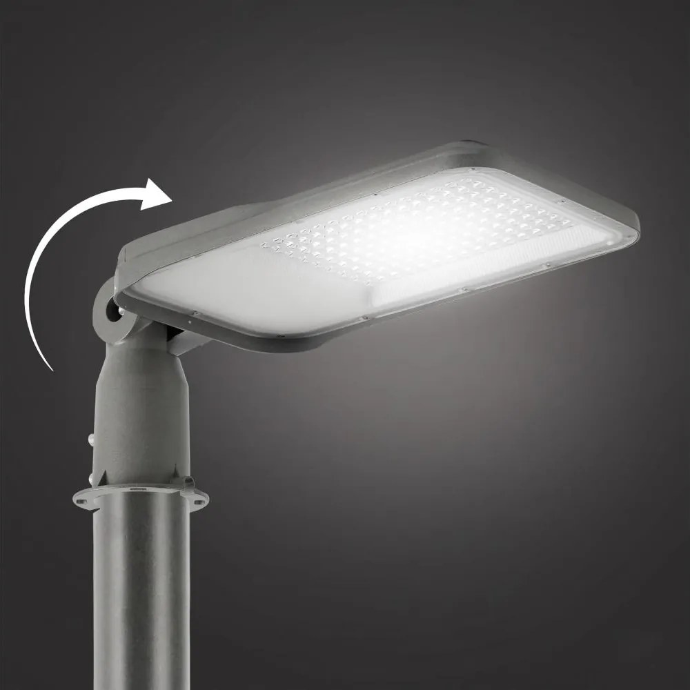 Brilagi -LED Venkovní pouliční lampa s kloub. URBANLIGHT LED/100W/230V šedá IP65