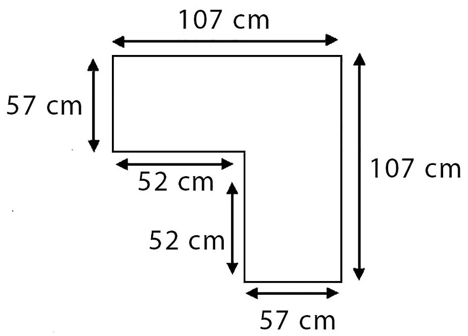 FOX b | rohová skříň | bílá | do systému FOX