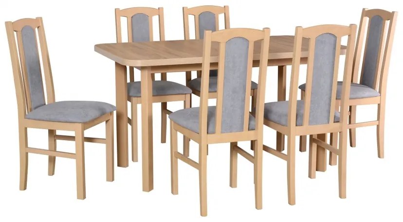 Drewmix Jídelní stůl WENUS 2 P + doprava zdarma deska stolu artisan, nohy stolu sonoma