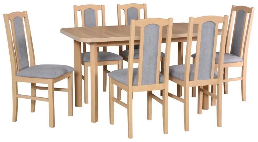 Drewmix Jídelní stůl WENUS 2 P + doprava zdarma deska stolu ořech, nohy stolu grandson
