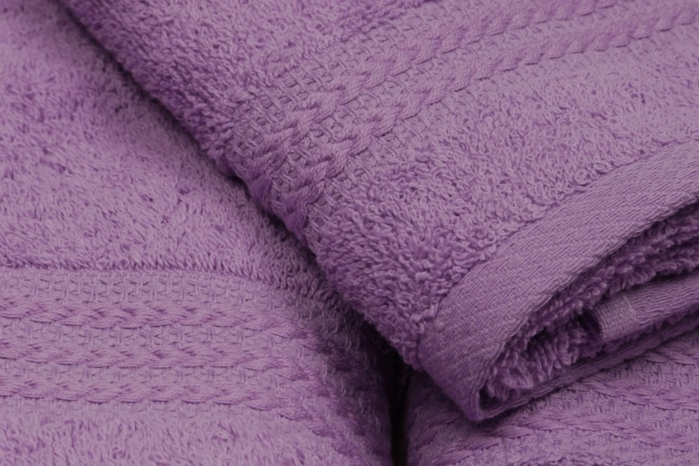 L´essentiel Maison Ručník, Set 3 ks Rainbow - Lilac, Lila