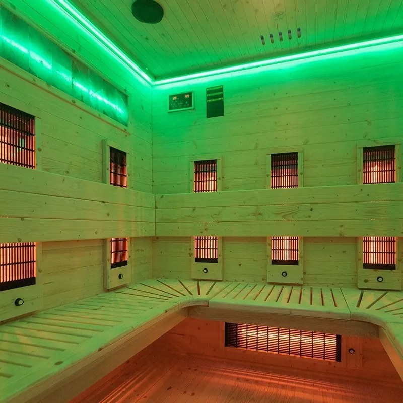 BPS-koupelny Infrasauna Relax HYD-6714 180x150, 3-4 osoby