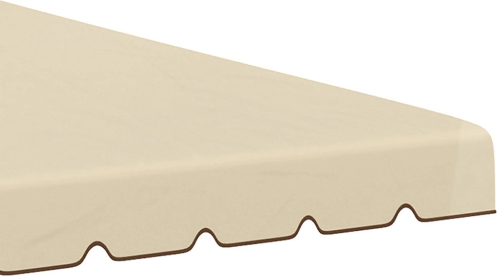 Náhradní plachta Outsunny pro altán s rozměry 3 x 3 m - Vysoce hustý polyester 170 g/m²