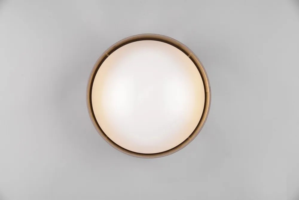 Světle hnědé LED stropní svítidlo ø 30 cm Locarno – Reality