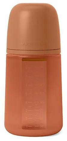 Suavinex Kojenecká láhev 240 ml M Colour Essence Růžová