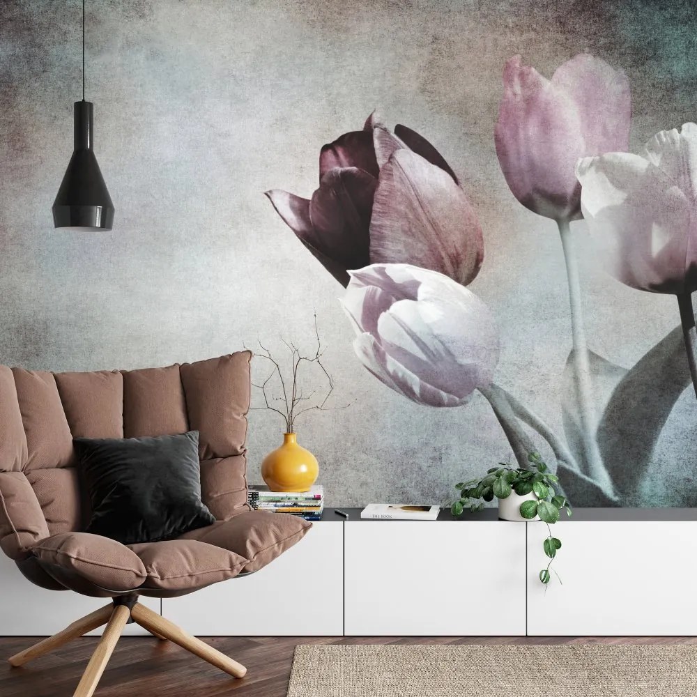 Fototapeta Vintage Tulipány Hladký vinyl 270x180