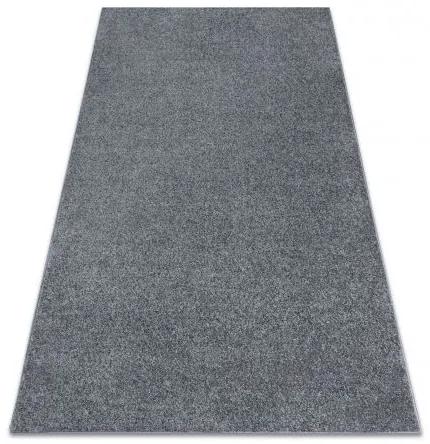 koberec, koberec metráž SANTA FE šedá 97 hladký, Jednotný jedno velikost 150x350 cm | krásné koberce cz