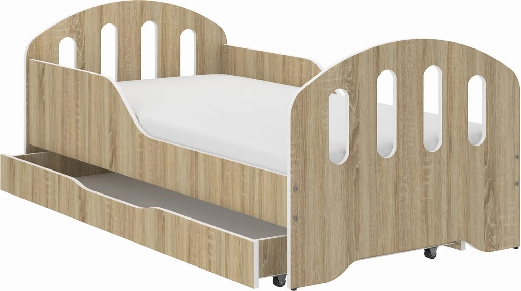 Wooden Toys Dětská postel SMILE 160x80 SONOMA