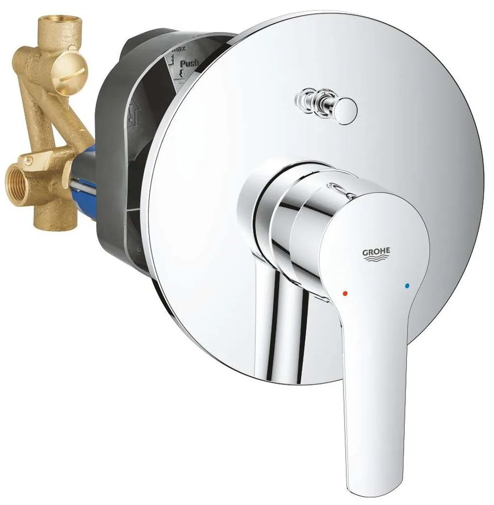 Grohe QuickFix Start - Vanová baterie pod omítku s tělesem, chrom 23558002