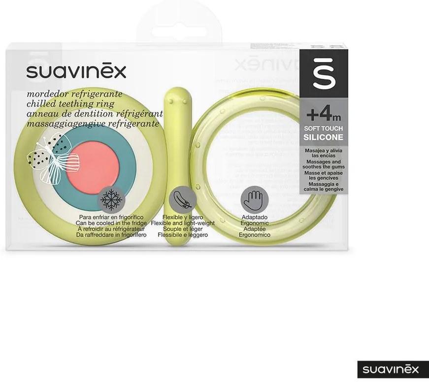 Suavinex Chladící kousátko silikonové STEP 24m+ Barevné