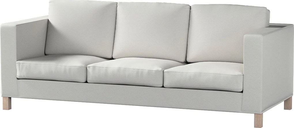 Potah na pohovku IKEA Karlanda 3-místná nerozkládací, krátký barva šedá látka pletený vzor