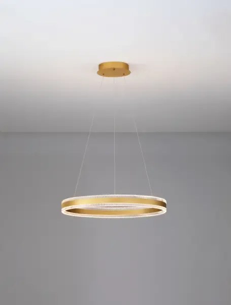 Moderní lustr Alaro 1 Zlatá