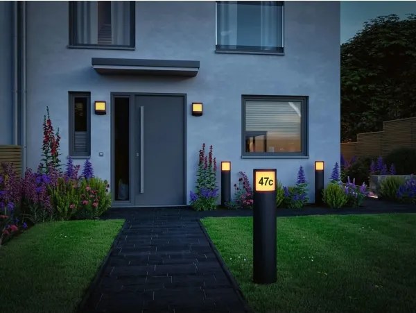 Paulmann 94514 - LED/8,5W IP44 Stmívatelné domovní číslo PADEA 230V