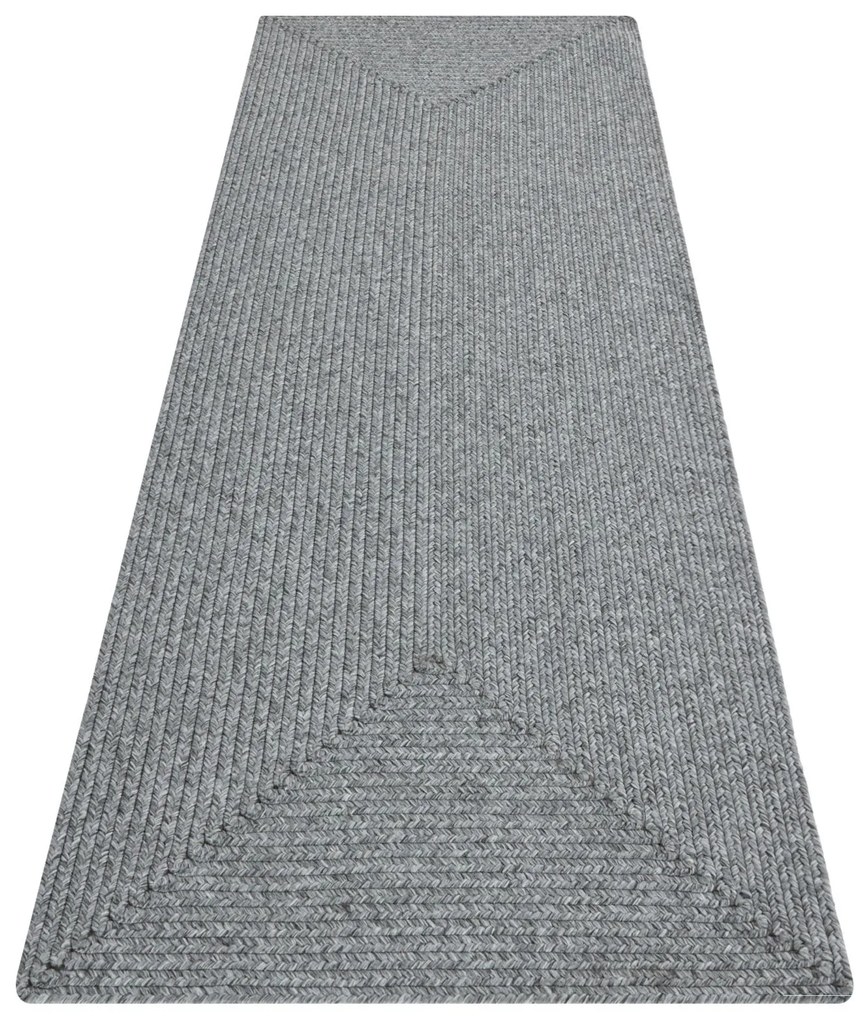 NORTHRUGS - Hanse Home koberce Kusový koberec Braided 105551 Light Grey ROZMĚR: 80x150