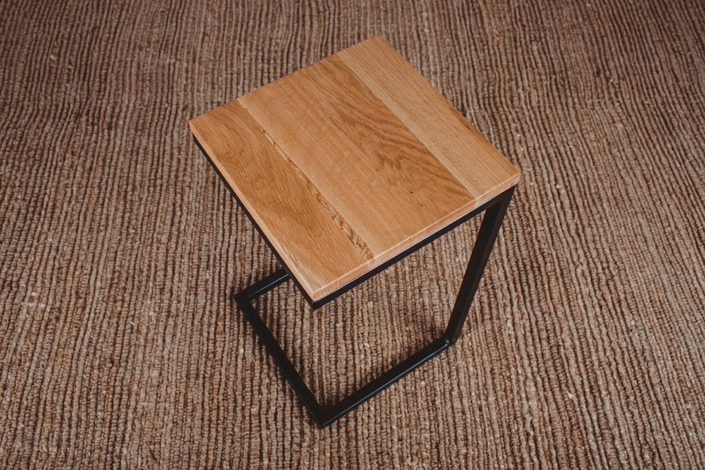 Wudboys Coffee odkladací stolek Barva kovu: Individuální dle dohody, Dřevo..: Buk, moderní skandinávský styl