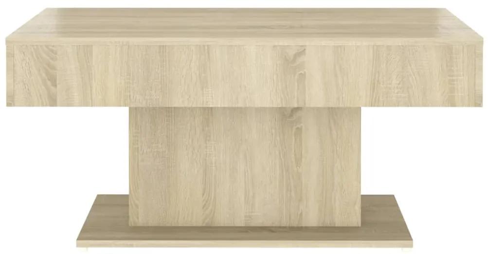 Konferenční stolek dub sonoma 96 x 50 x 45 cm dřevotříska - Default Title