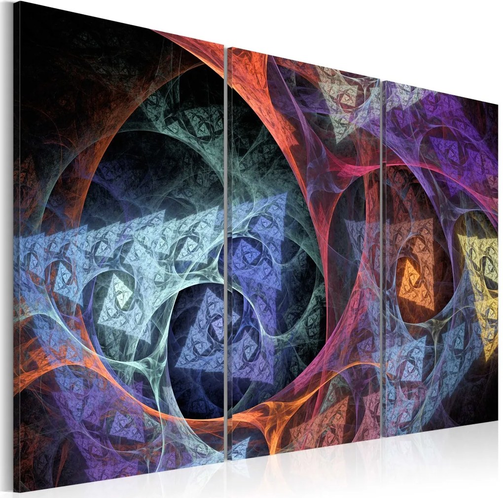 Murando DeLuxe Obrazy &gt; Abstraktní obrazy - barevný sen Velikost: 120x80 cm