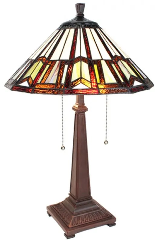 Stolní lampa Tiffany Bea – 41x64 cm