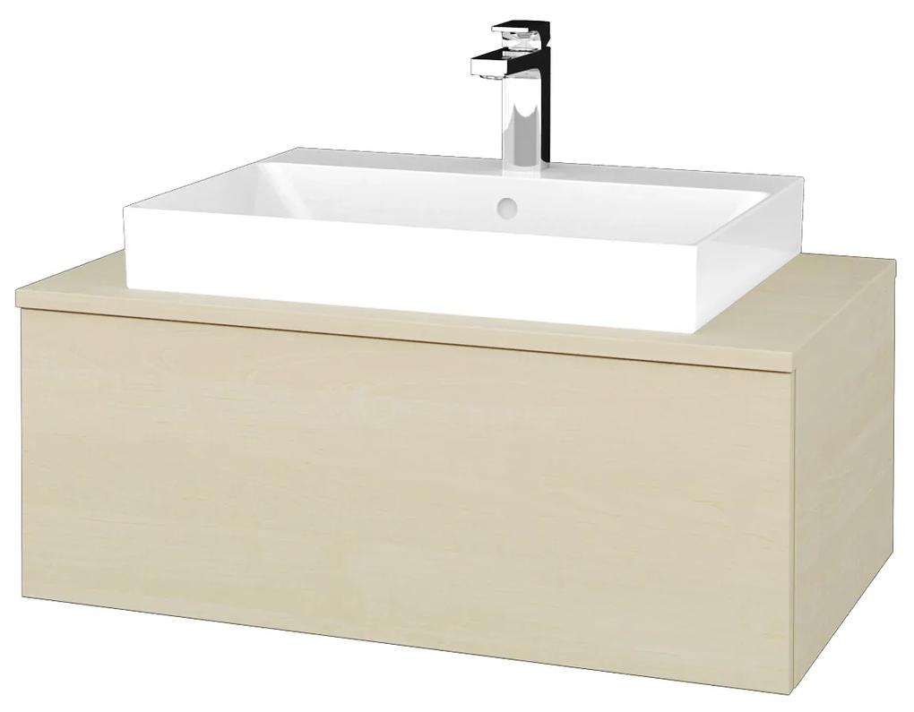 Dřevojas Koupelnová skříňka MODULE SZZ1 80 Varianta: N01 Bílá lesk / L01 Bílá vysoký lesk