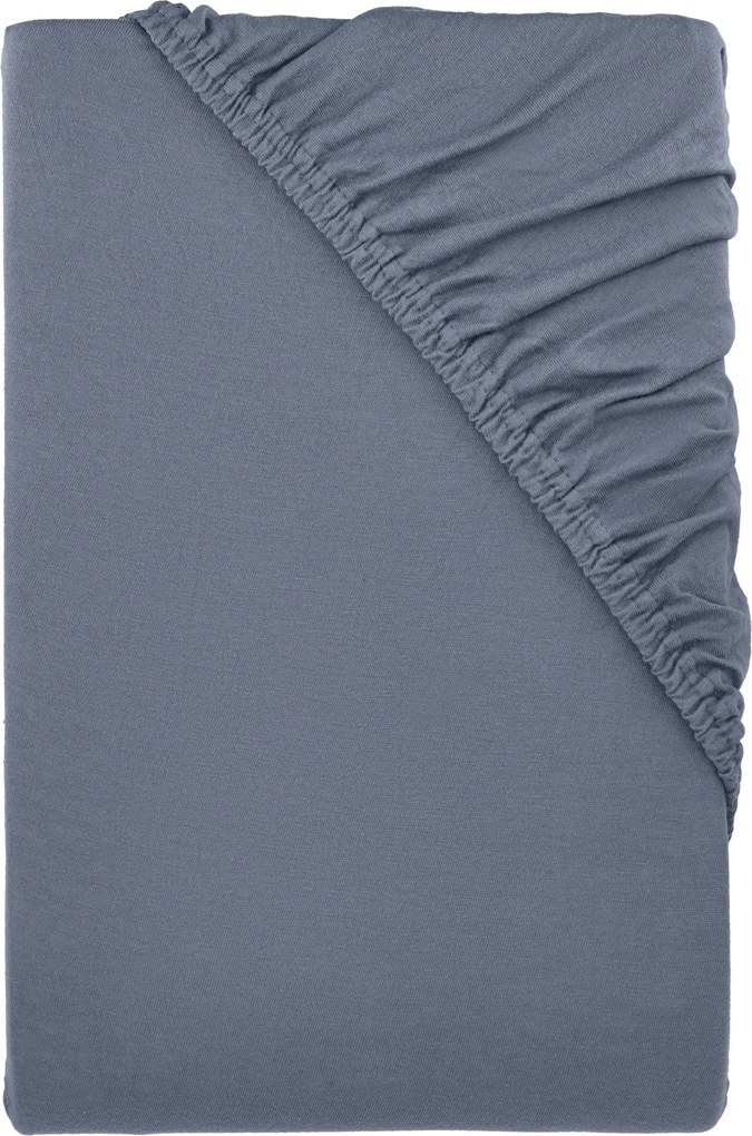 Livarno® Žerzejové napínací prostěradlo, 180-200 x 200 cm (modrá)