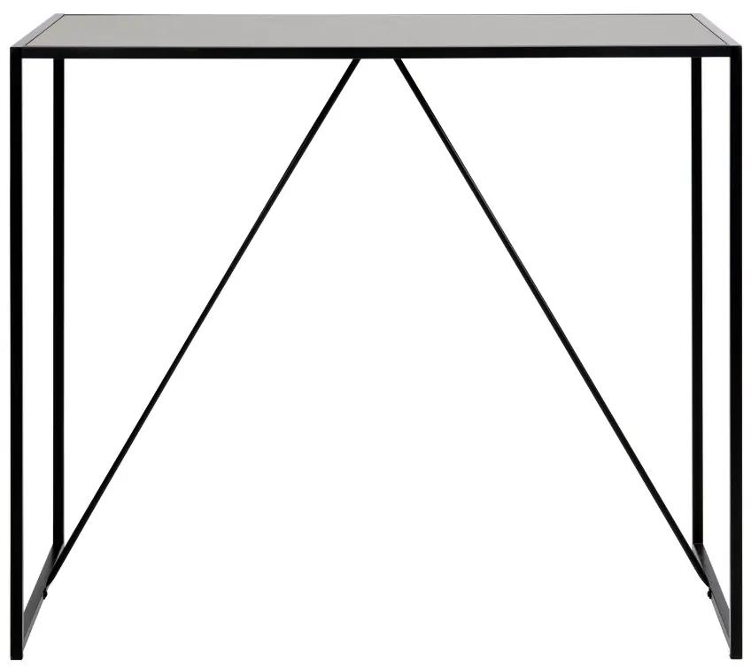 Scandi Černý jasanový barový stůl Darila 120 x 60 cm