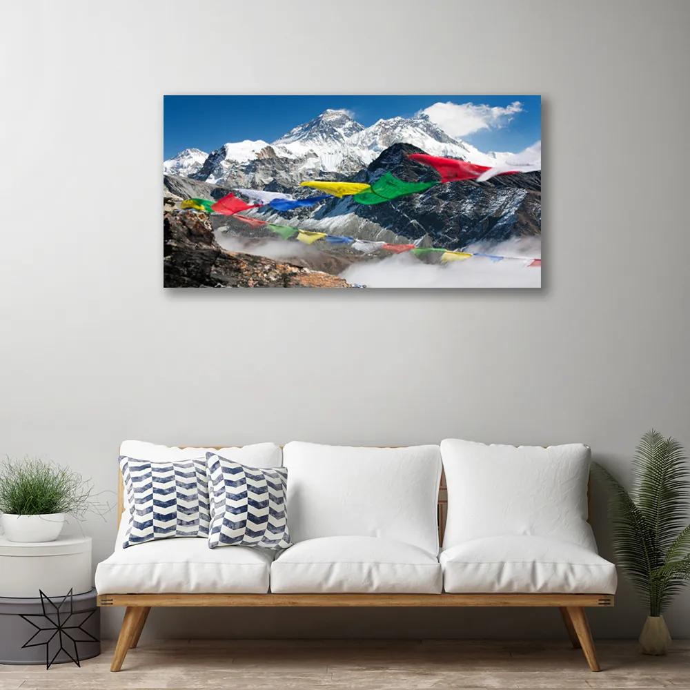 Obraz na plátně Hory krajina 140x70 cm