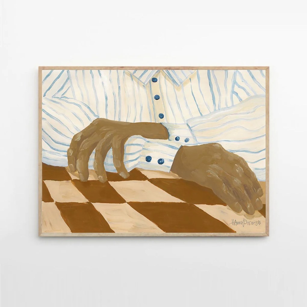 The Poster Club Plakát Light Stripes by Hanna Peterson 30x40 cm