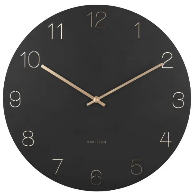 Designové nástěnné hodiny 5762BK Karlsson 40cm