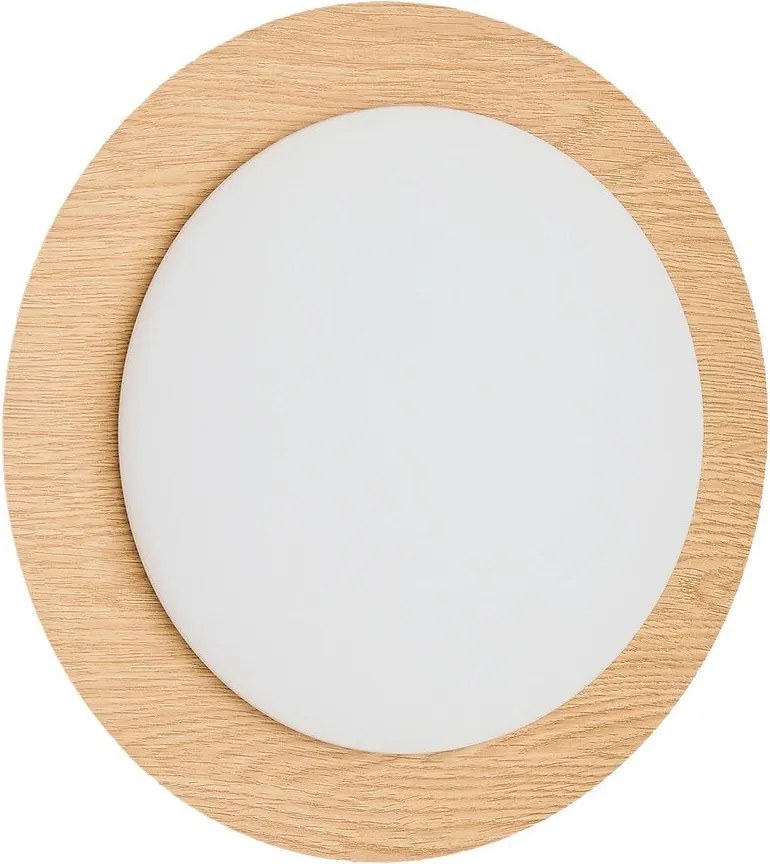 Kovové LED nástěnné svítidlo v přírodní barvě ø 40 cm Novae – Kave Home