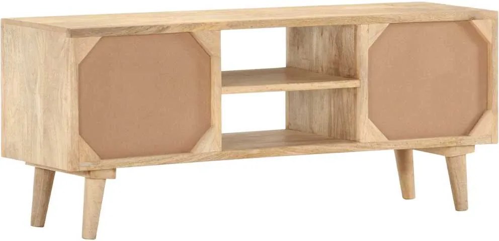 TV stolek 110 x 30 x 45 cm masivní mangovníkové dřevo 287874