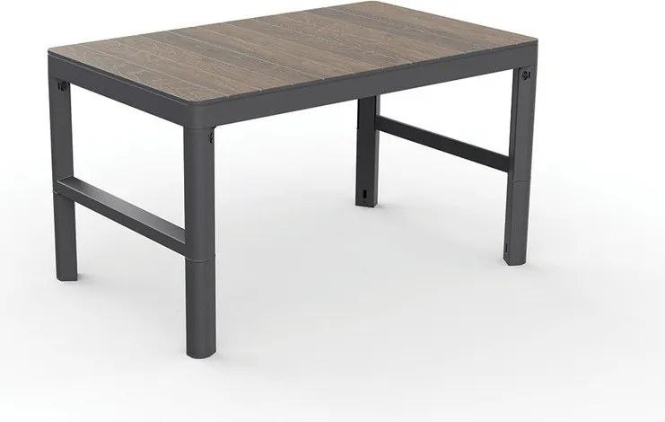 Zahradní konferenční stolek v dekoru ořechu 71,5x116 cm Lyon – Keter