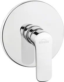 Invena Siros, podomítková 1-výstupová baterie (těleso+krytka), chromová, INV-BP-90-CO1-A