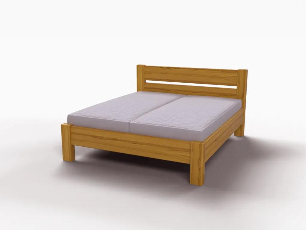 Ekointerier Tyger postel - buk jádrový Moření: č. 10 - bílá, Rozměr: 140 x 200 cm