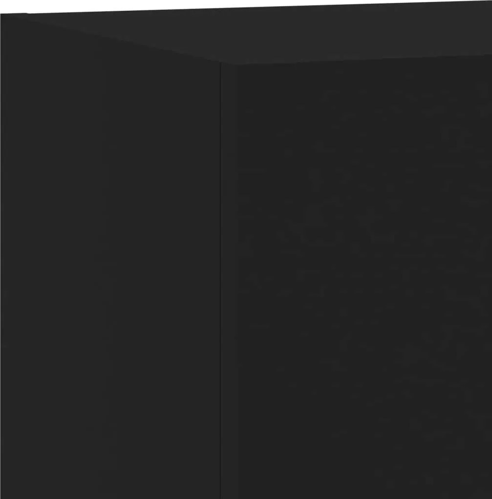 vidaXL Nástěnná TV skříňka s LED osvětlením 60x35x31 cm [837269] Barva: Bílá