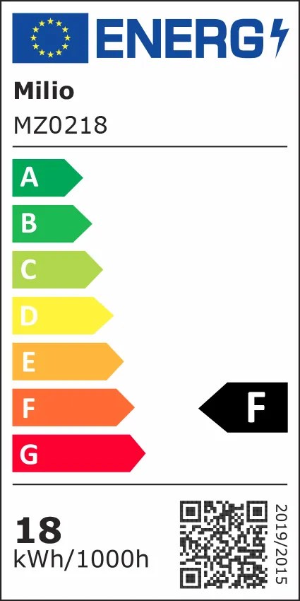 LED žárovka MILIO - E27 - A80 - 18W - 1540Lm - studená bílá