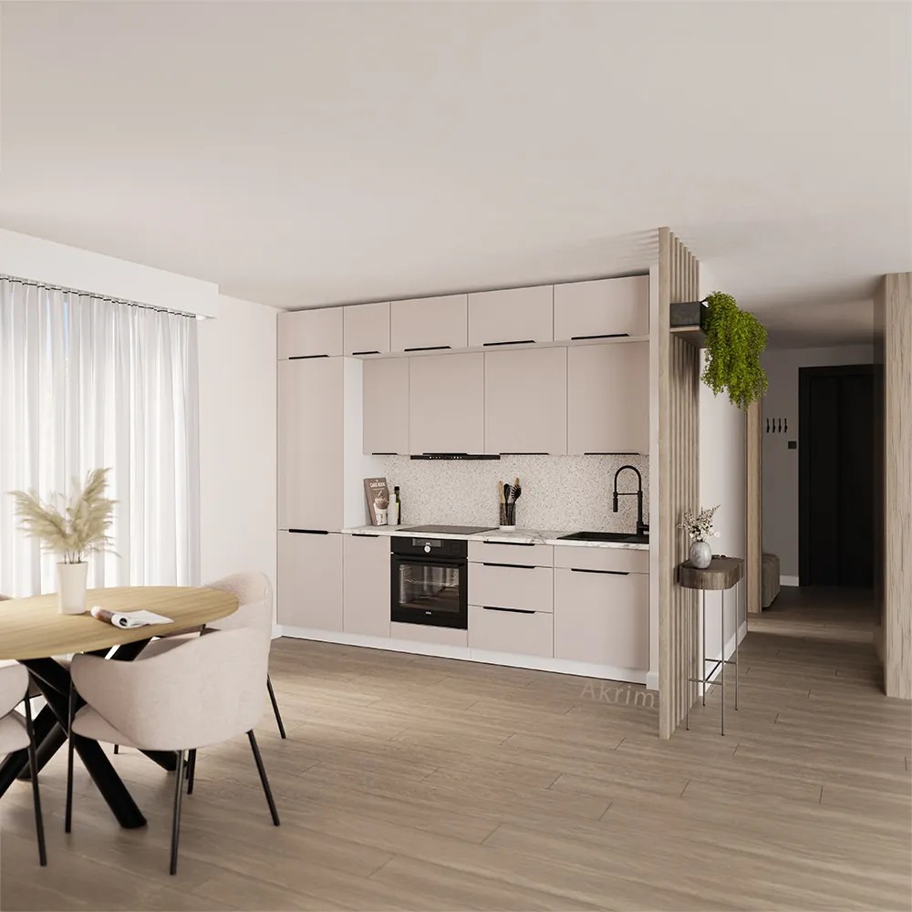 COMO | dolní skříňka 60 ZL 1S dřezová | 60 cm | PREMIUM BOX | bílá/kašmír