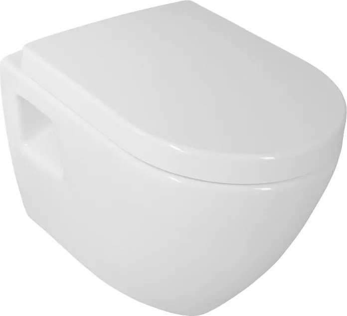 NERA WC závěsné 35,5x50 cm, bílá NS952