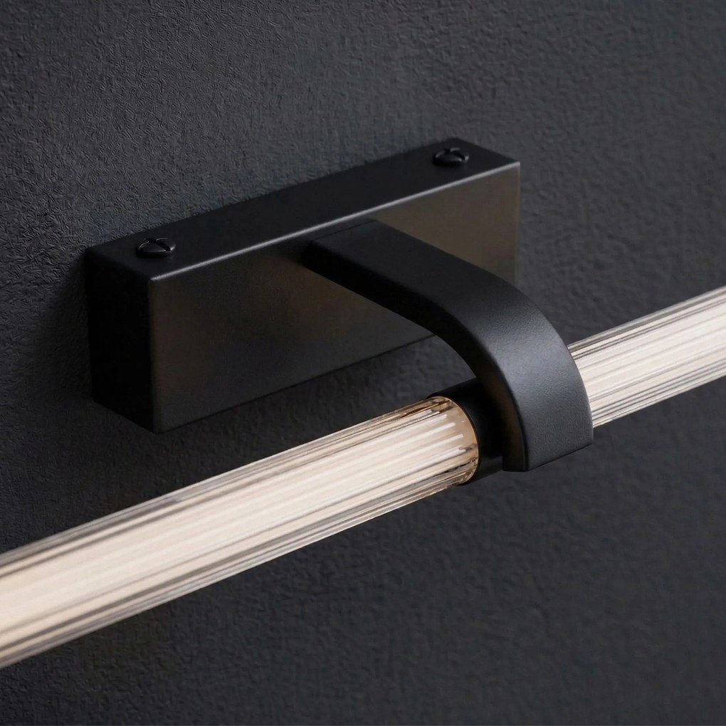 Toolight Toolight, LED nástěnné svítidlo 60cm, 13W, 4000K, 1000lm, APP1888-1W, černá matná, OSW-66043