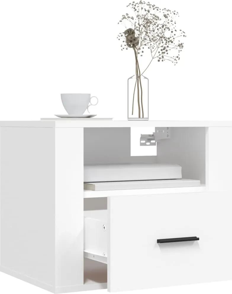 vidaXL Nástěnný noční stolek 50 x 36 x 40 cm [816880] Barva: šedá sonoma