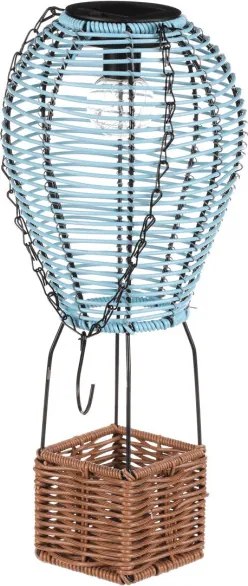 Solární lucerna balón s LED osvětlením PLA113 BLUE-L