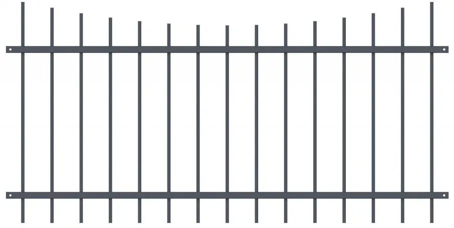 Kovové plotové pole PLP76